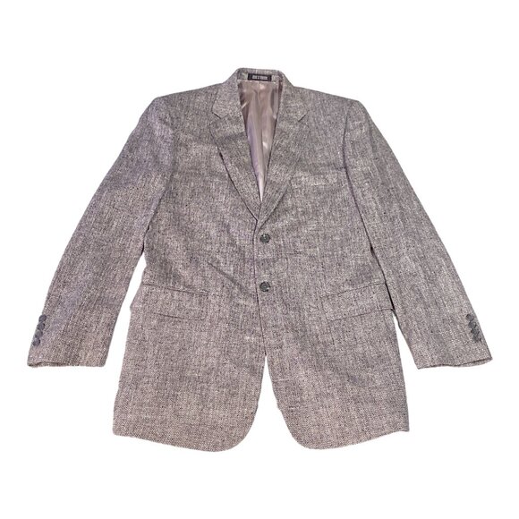 Stafford | Suits & Blazers | Stafford Jacket Mens 4l Black White Tweed ...